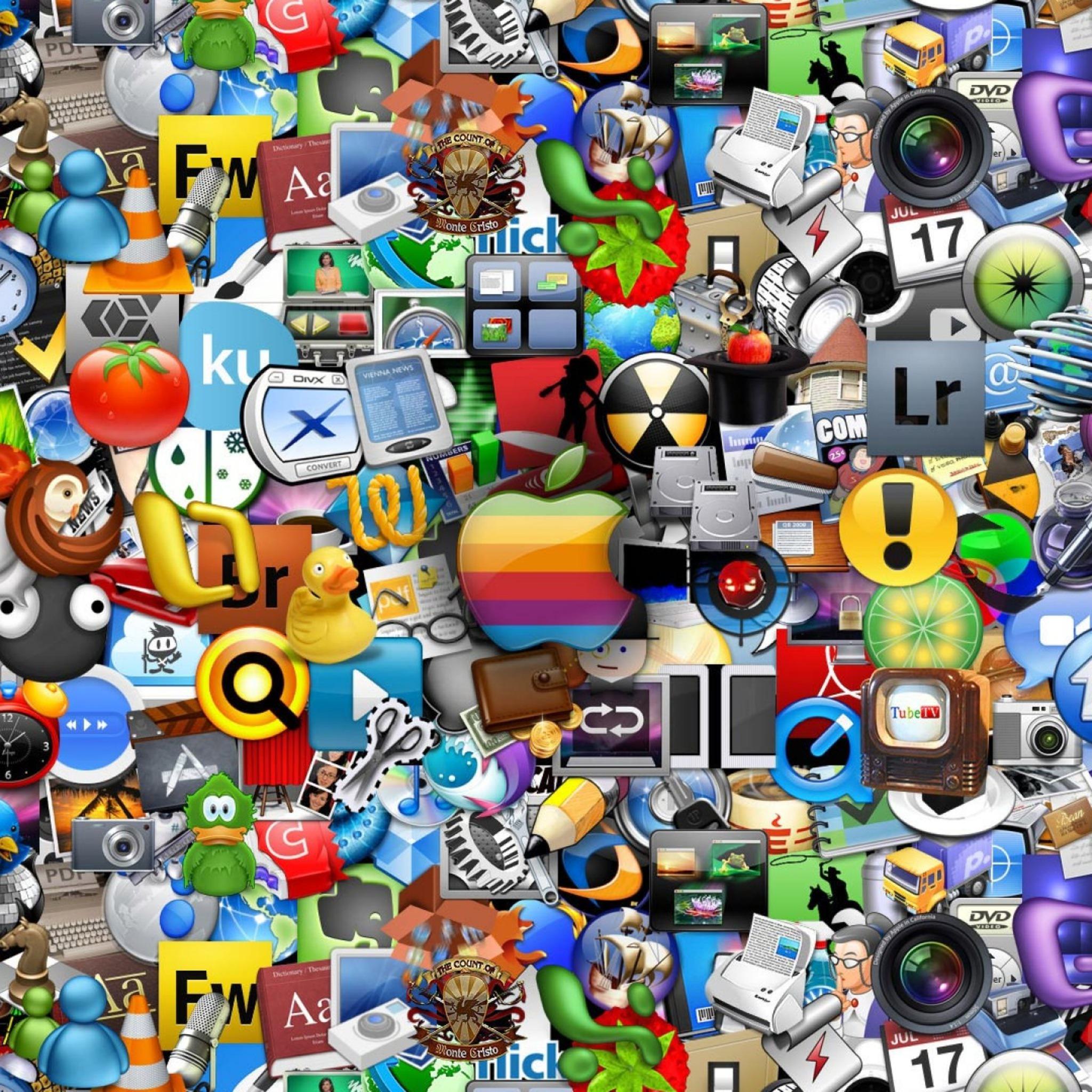 Apple paint | wallpaper.sc iPad