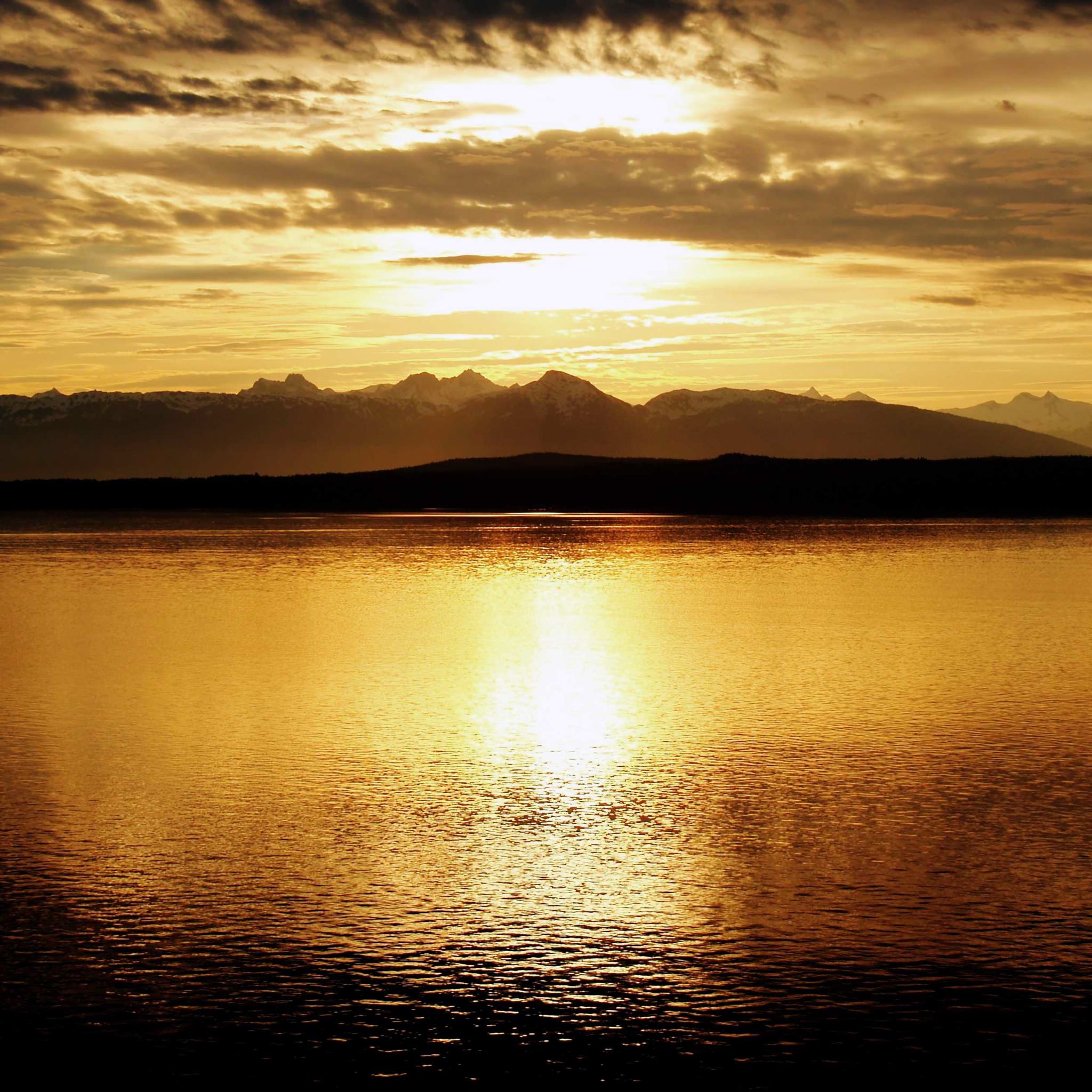 Landscape sunset | wallpaper.sc iPad