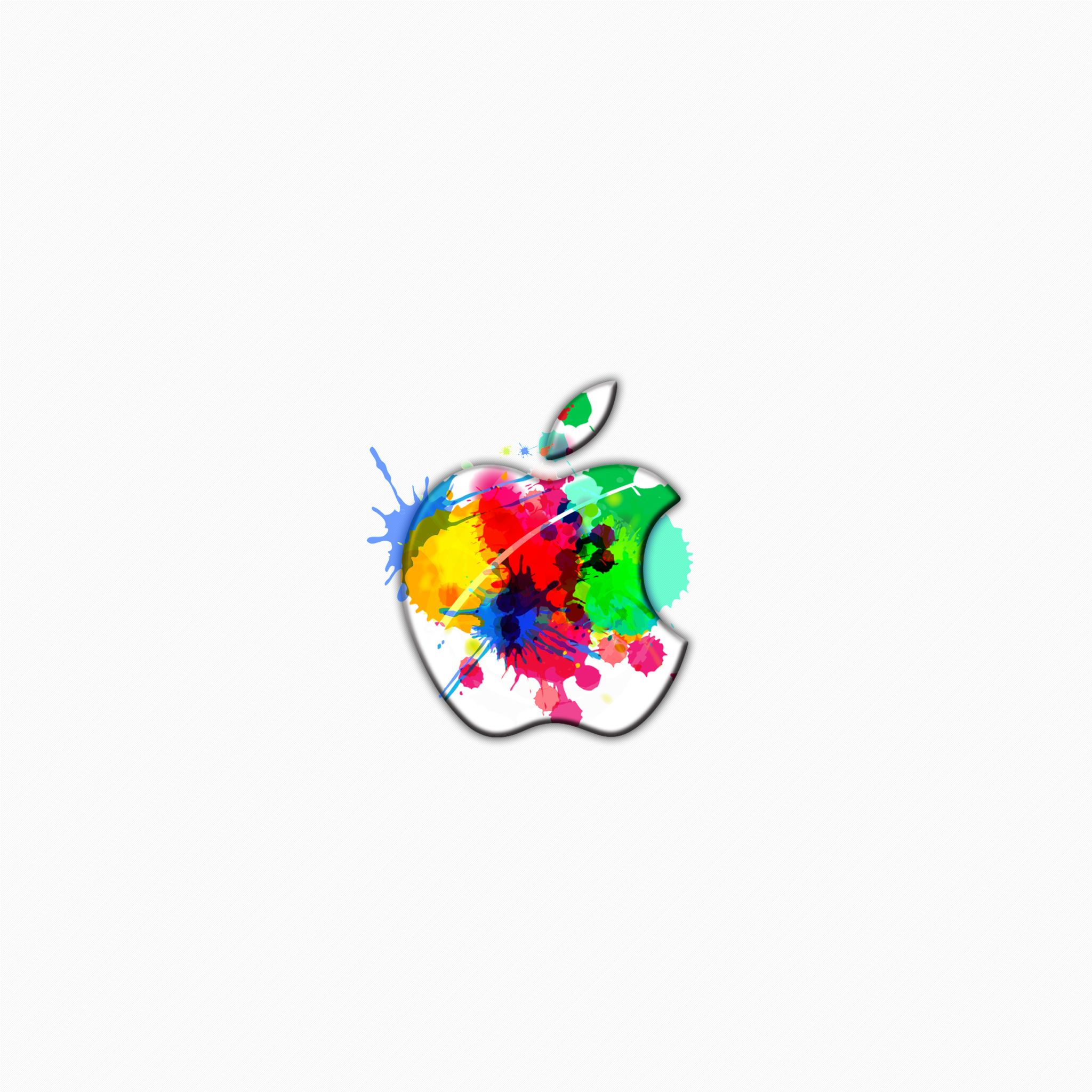 Apple paint | wallpaper.sc iPad