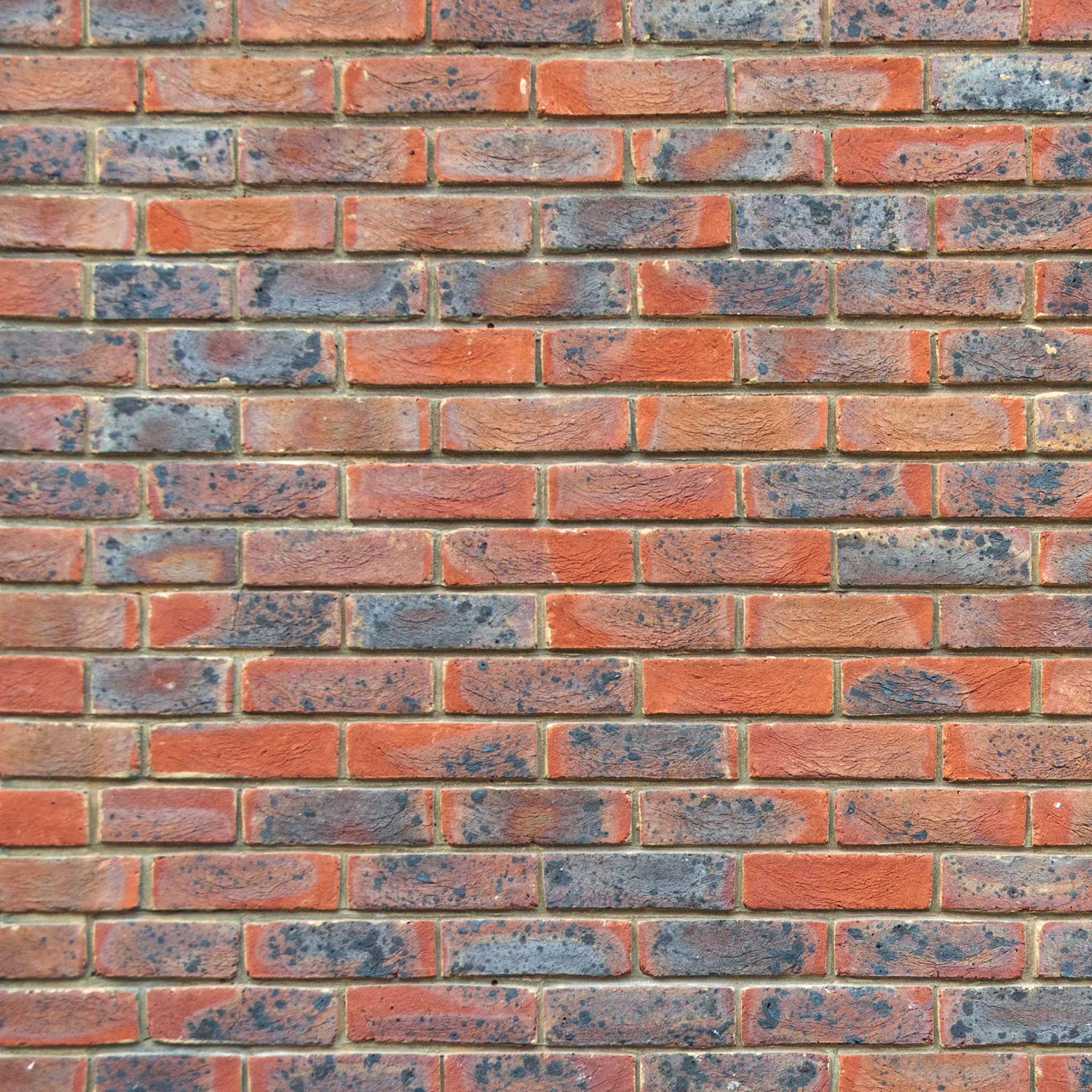 Pattern brick red brown vermilion ash | wallpaper.sc iPad