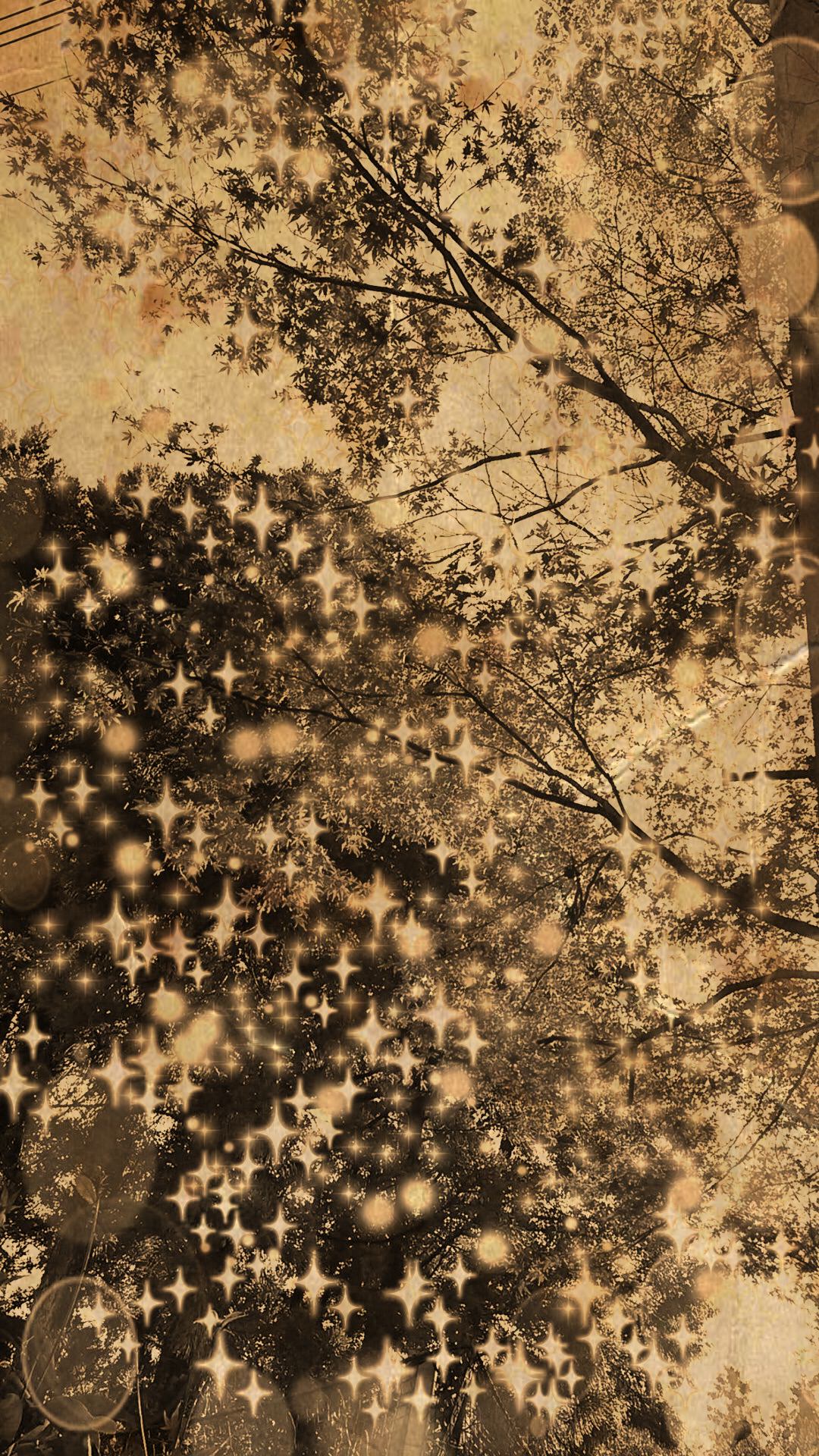 Autumn leaves sepia | wallpaper.sc iPhone6sPlus