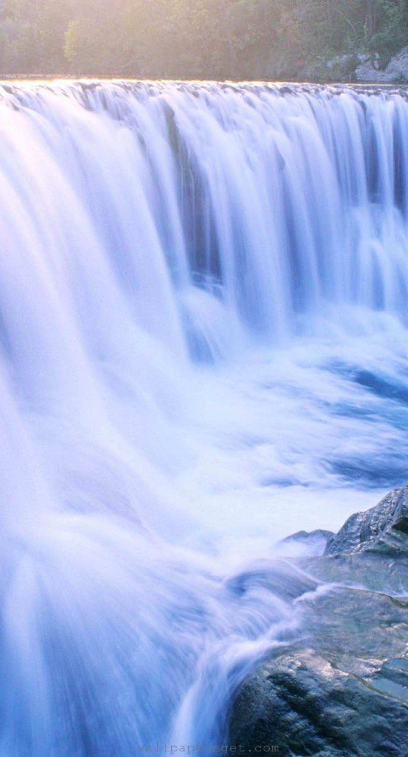 Landscape waterfall | wallpaper.sc iPhone6sPlus