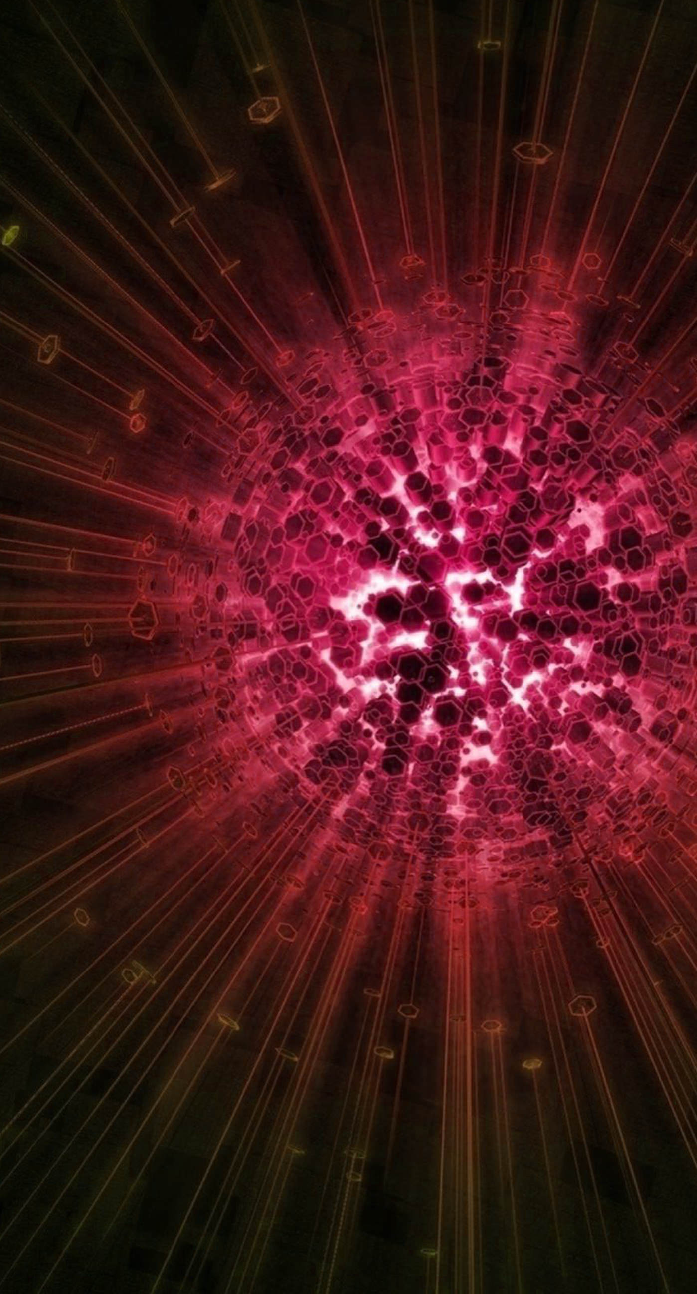 Illustration red explosion black | wallpaper.sc iPhone6sPlus