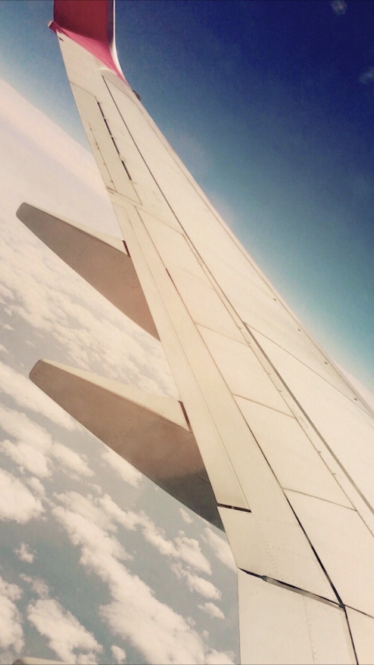 Airplane Feather | wallpaper.sc iPhone7