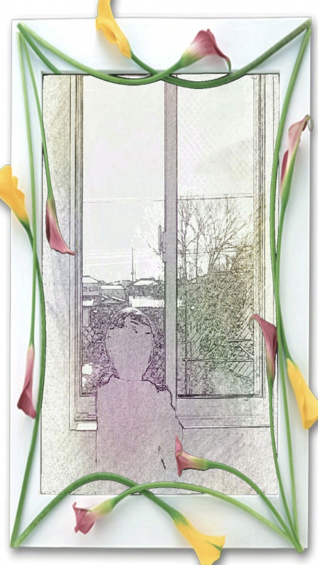 boy window side | wallpaper.sc iPhone7Plus