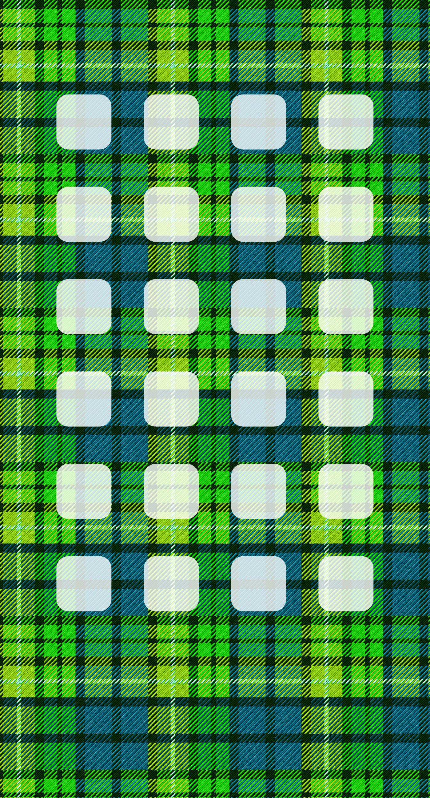 Check pattern green shelf | wallpaper.sc iPhone8Plus