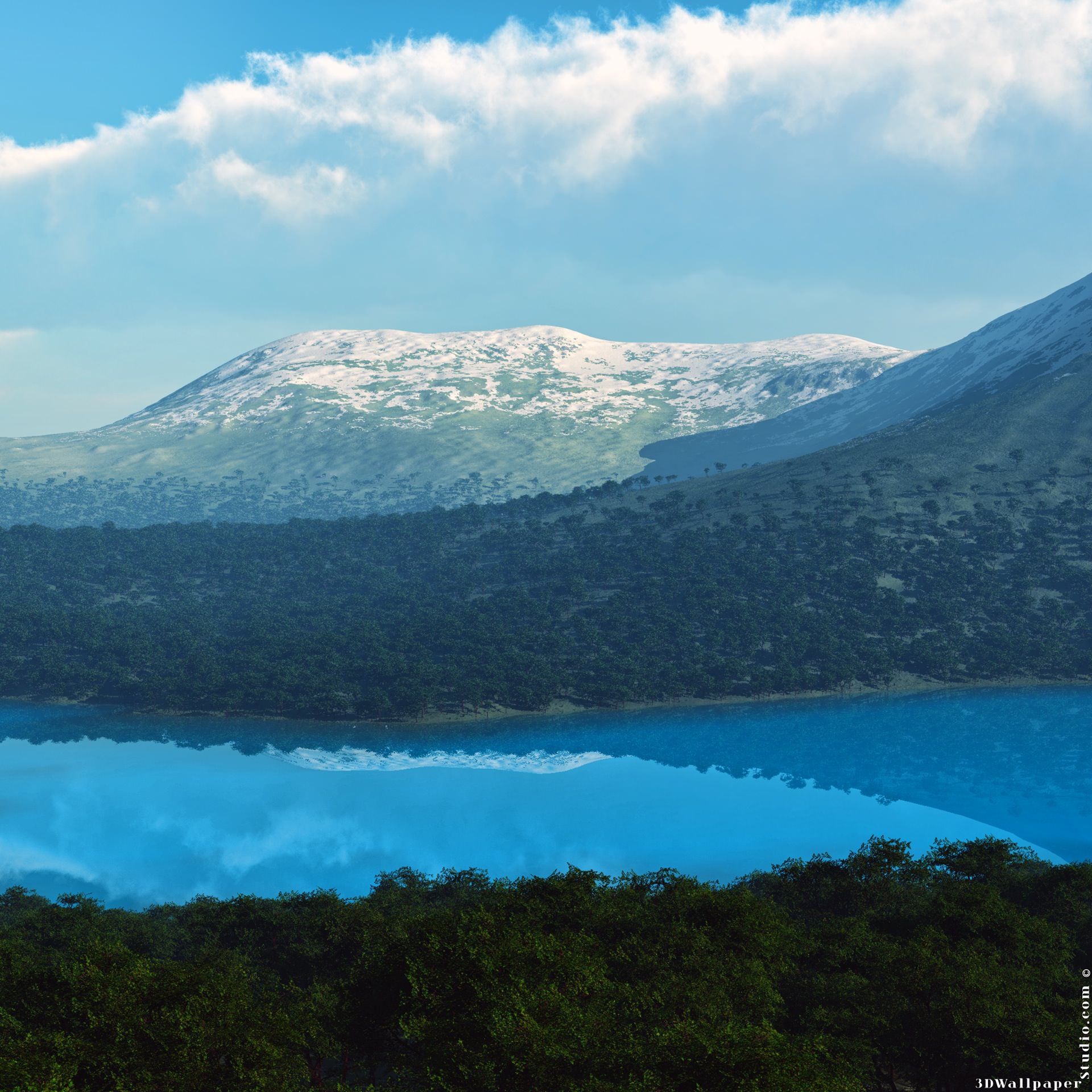 paisaje del lago | wallpaper.sc Android