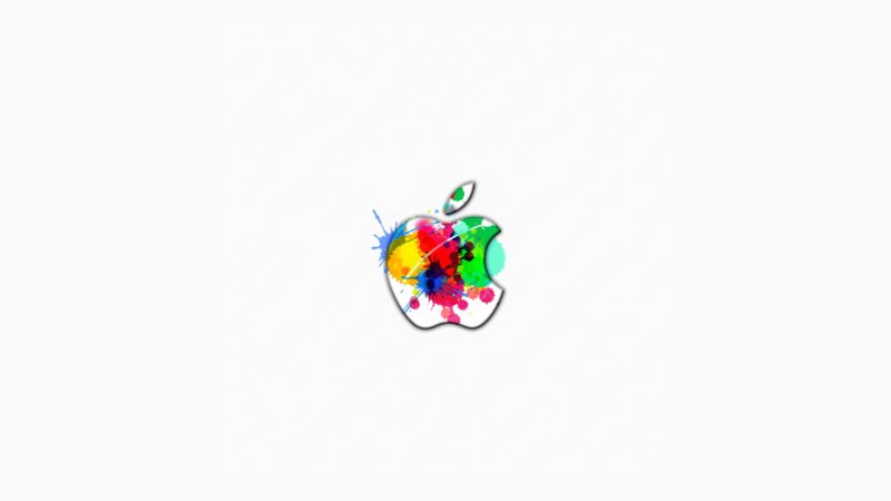 Logotipo de Apple rosa | wallpaper.sc Desktop
