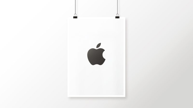 Logotipo de Apple rosa | wallpaper.sc Desktop