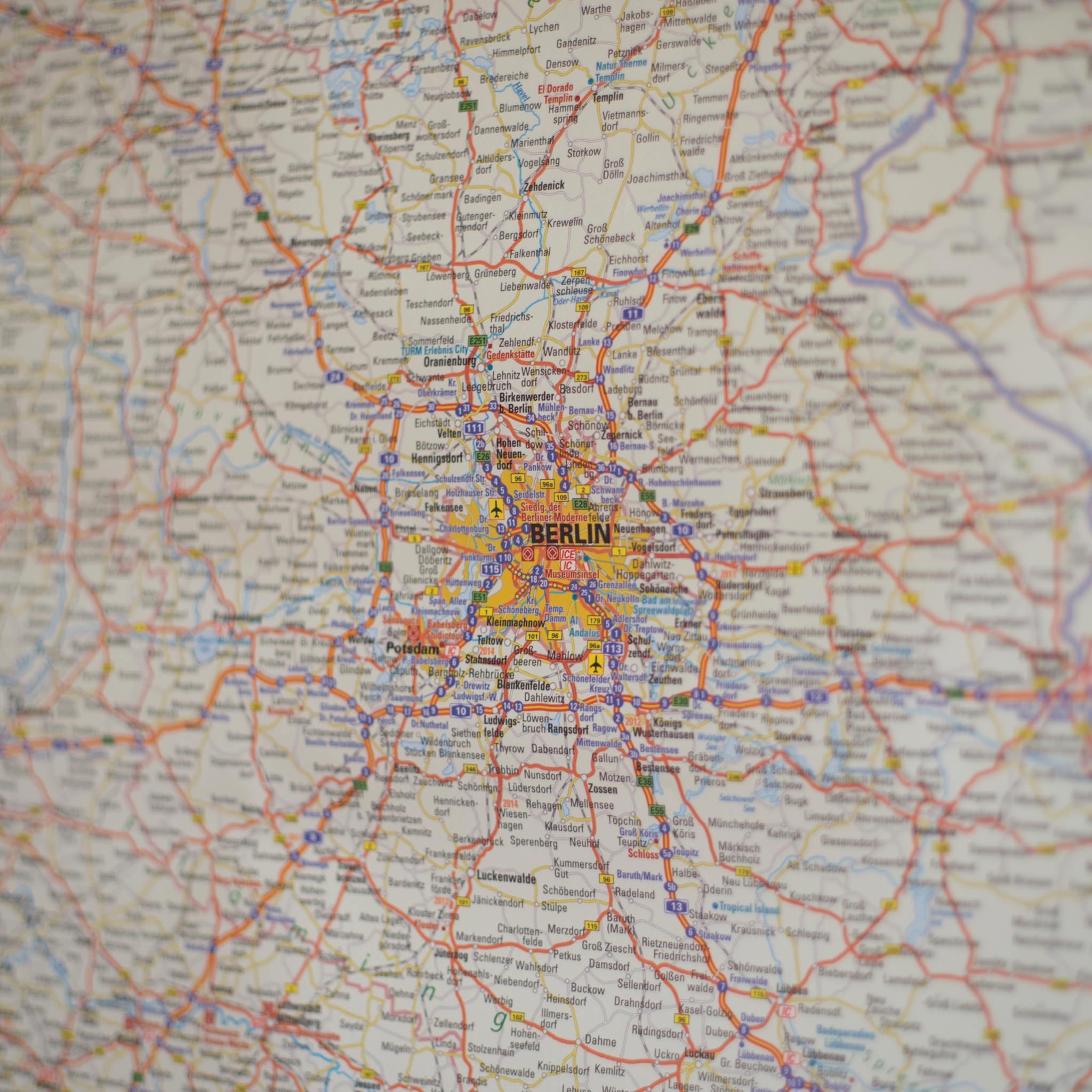 mapa de Berlín | wallpaper.sc iPad Tablet
