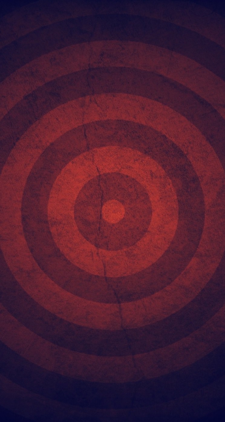 Patrón de círculo rojo | wallpaper.sc iPhoneSE,5s