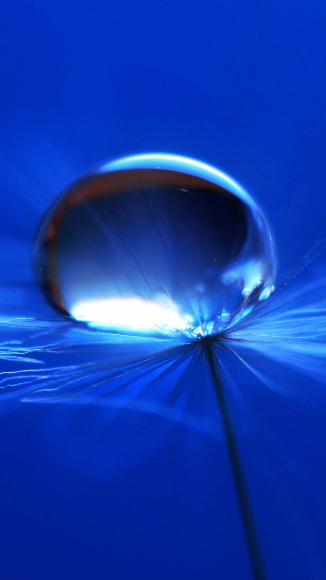 air alami tetes biru | wallpaper.sc Android