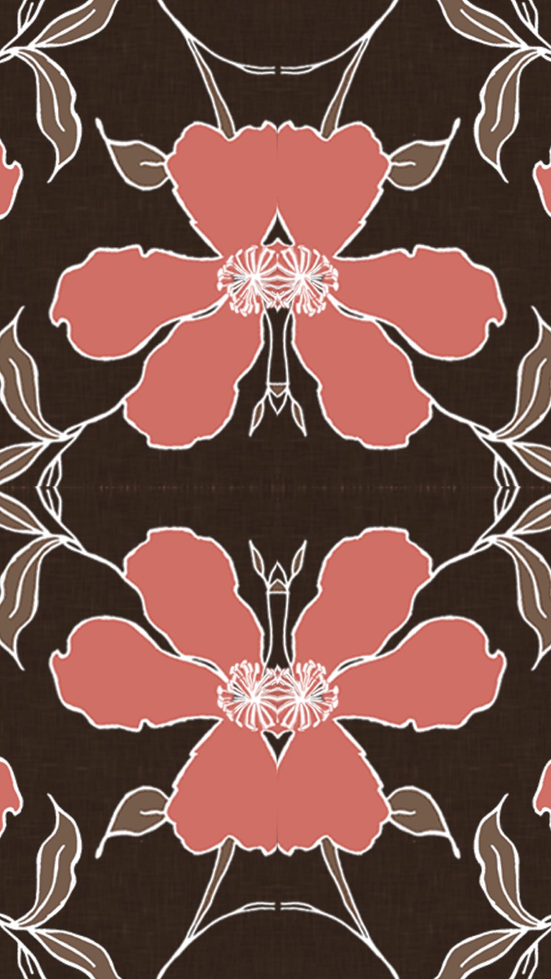 ﾠilustrasi bunga merah muda | wallpaper.sc Android