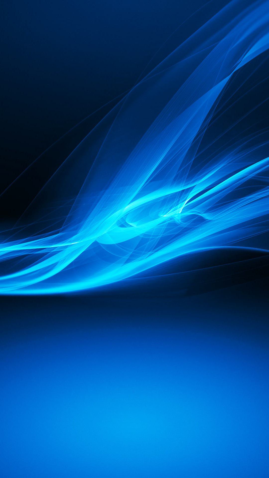 keren biru | wallpaper.sc Android