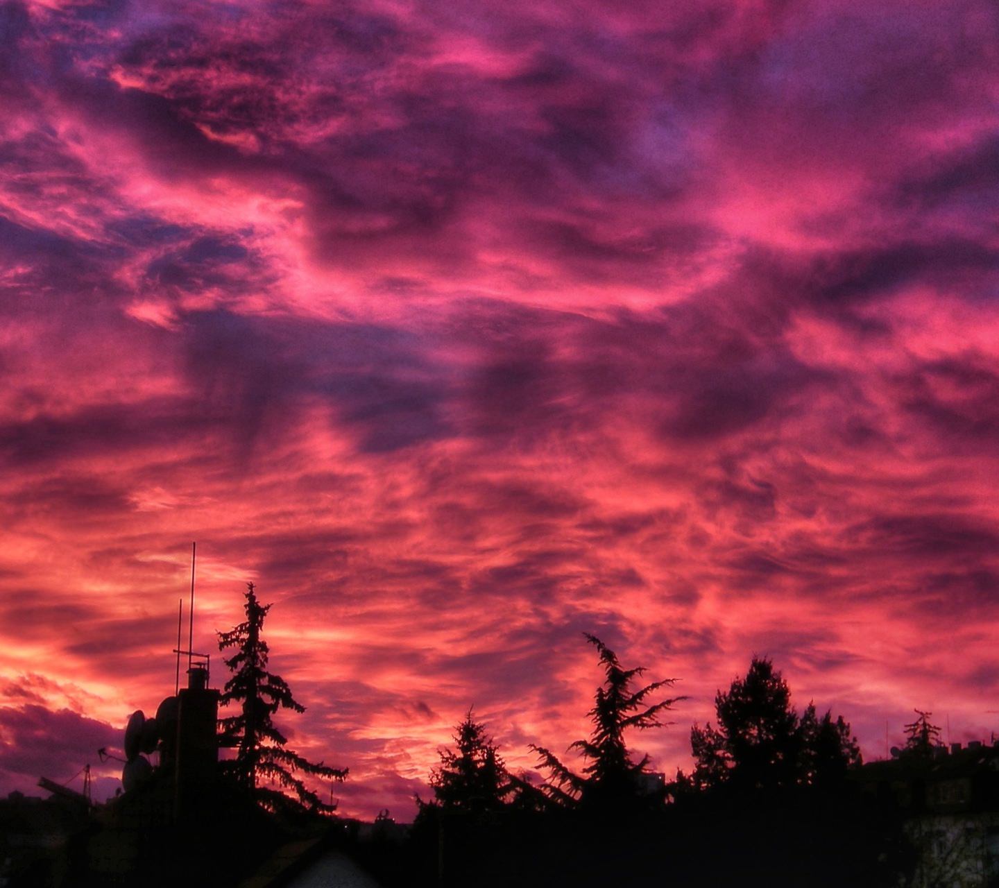 pemandangan Langit Merah | wallpaper.sc Android