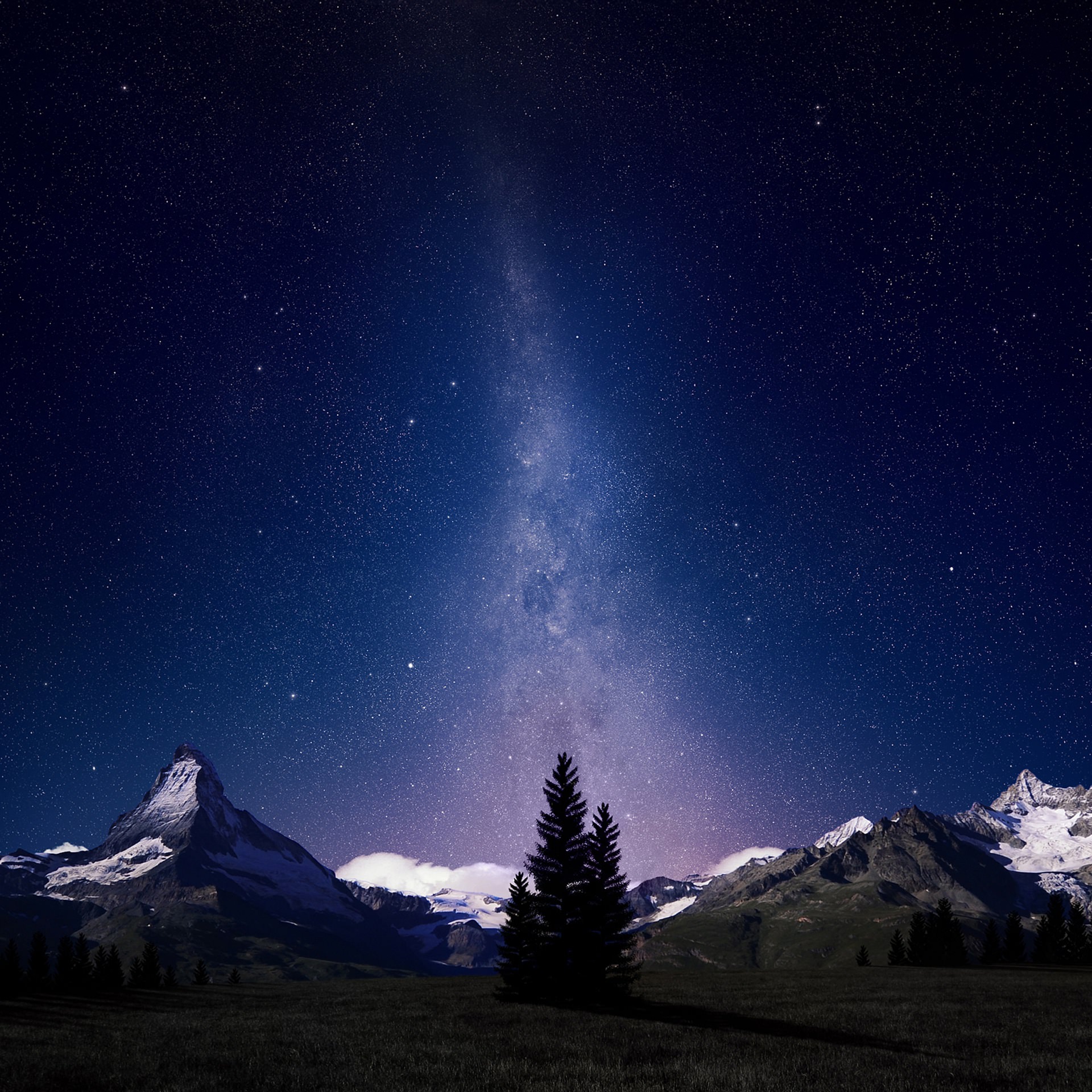 langit malam lanskap | wallpaper.sc Android