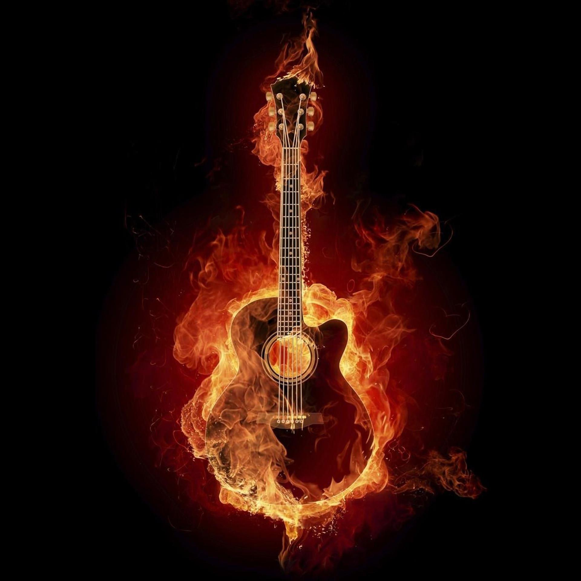 Keren api gitar | wallpaper.sc Android