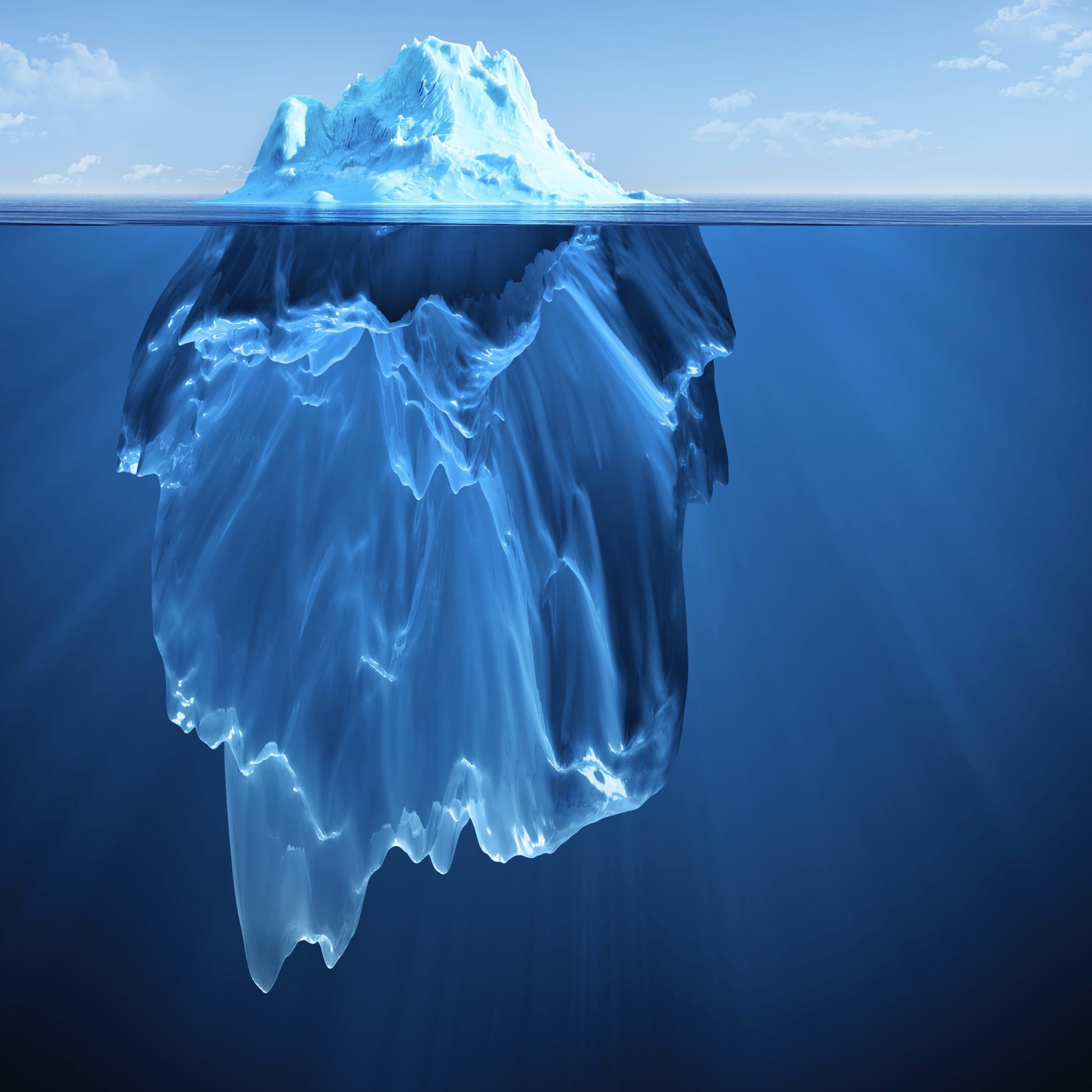 pemandangan es drift gunung es biru | wallpaper.sc iPad Tablet