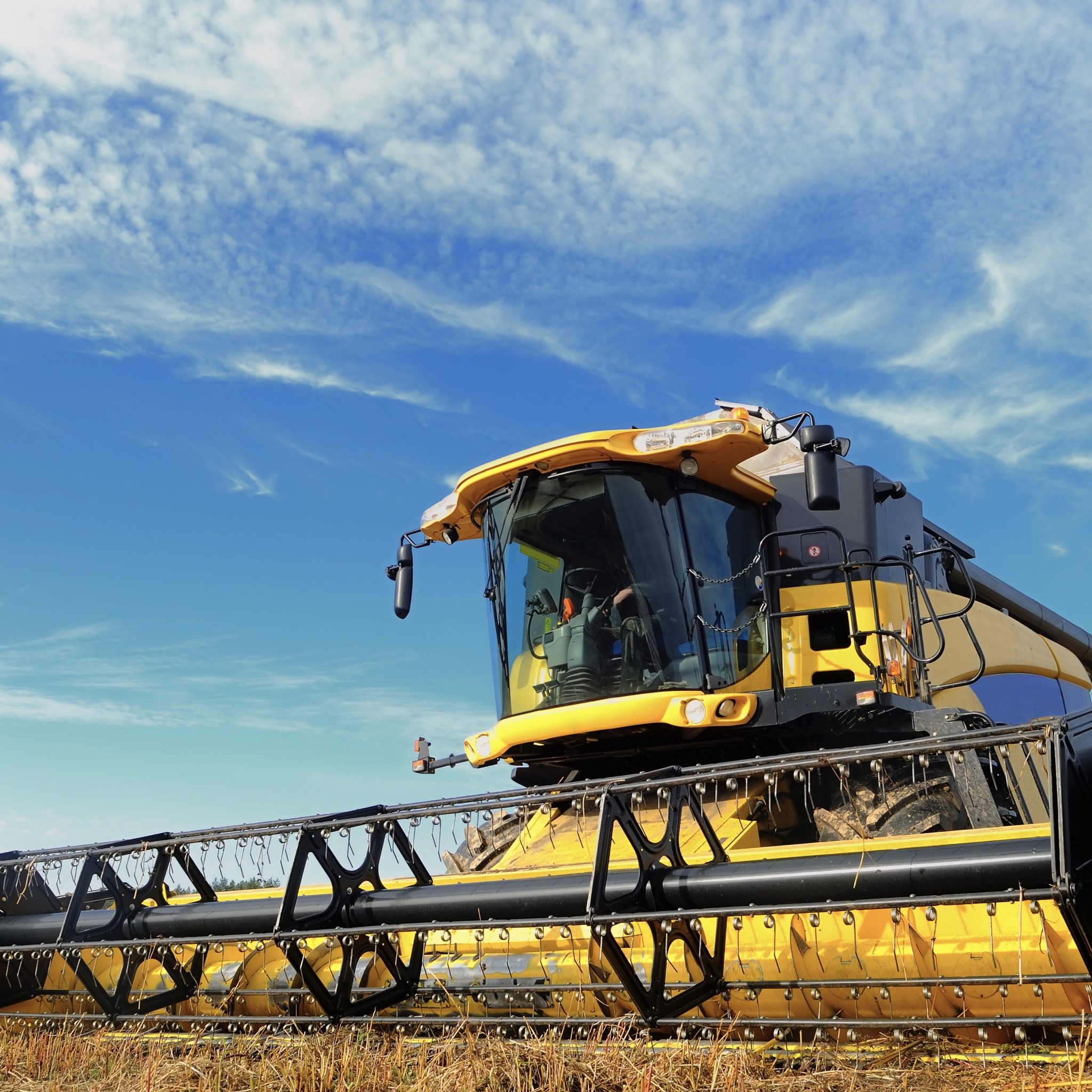 traktor kuning pertanian | wallpaper.sc iPad Tablet