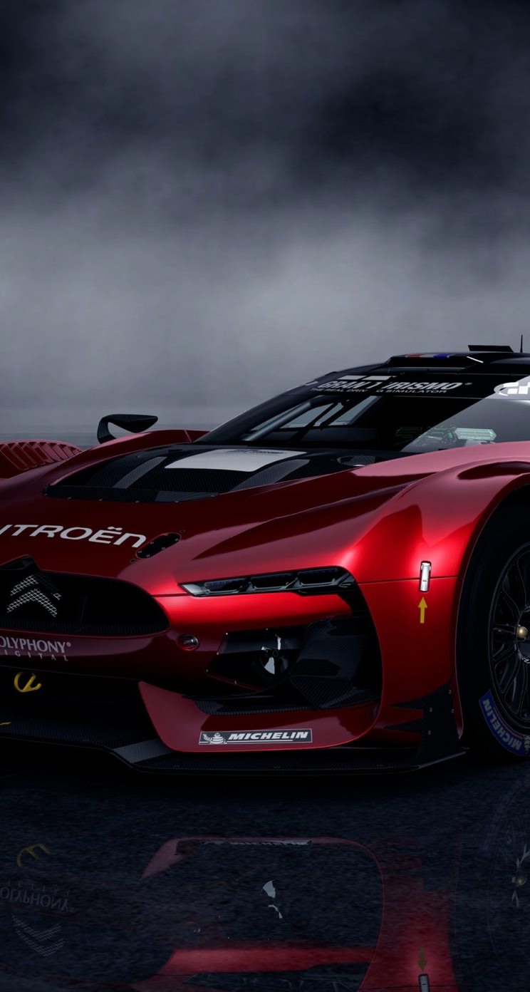 Kendaraan mobil merah | wallpaper.sc iPhoneSE,5s