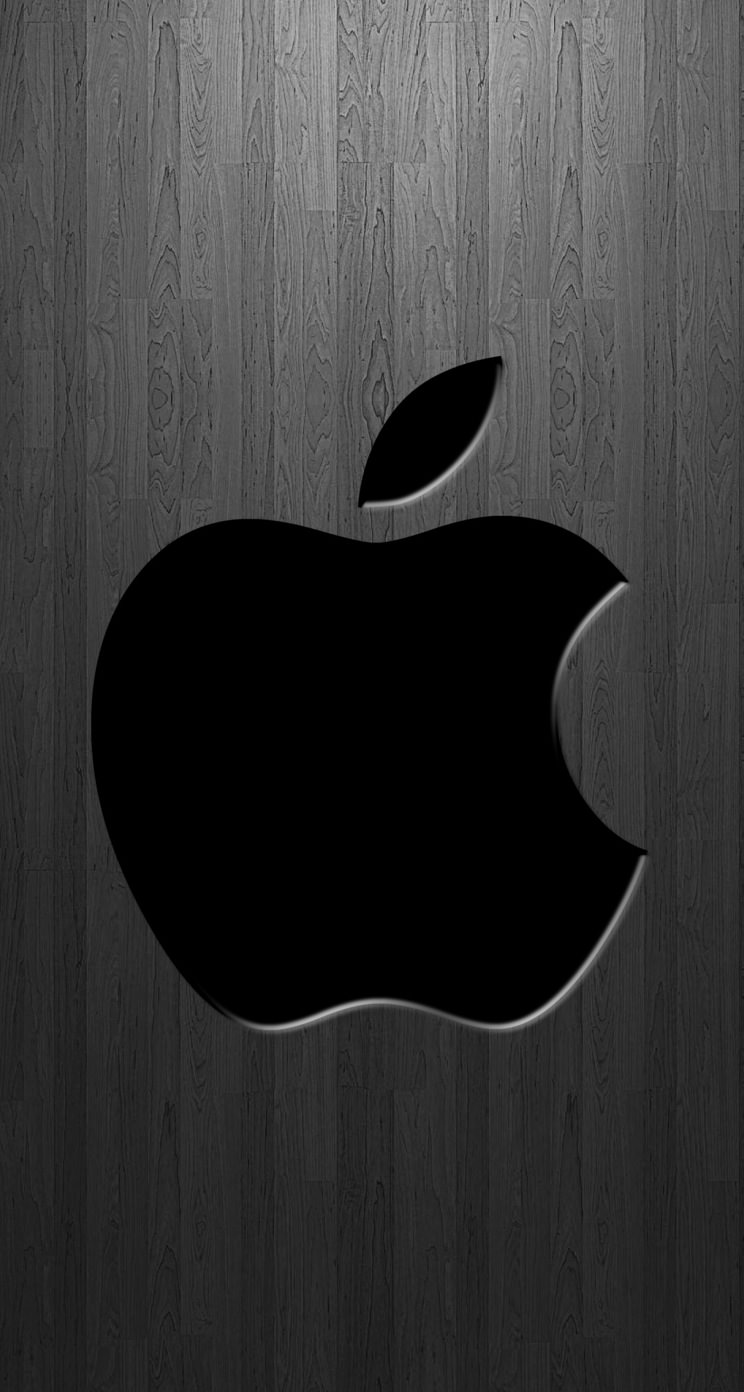 Apple plat hitam | wallpaper.sc iPhoneSE,5s