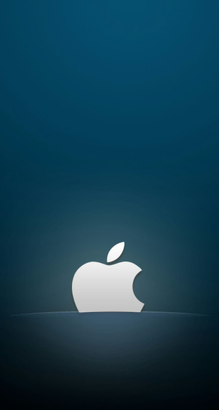 apel biru | wallpaper.sc iPhoneSE,5s