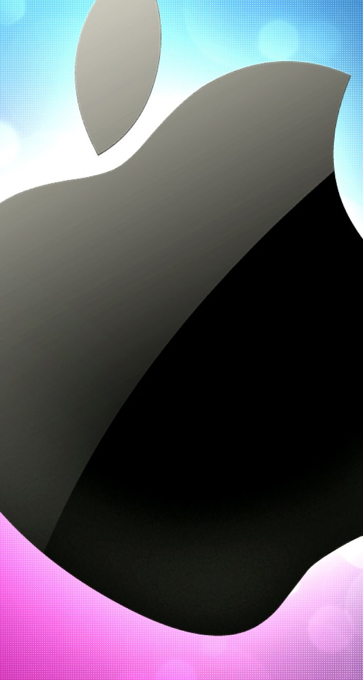 logo Apple hitam ungu | wallpaper.sc iPhoneSE,5s