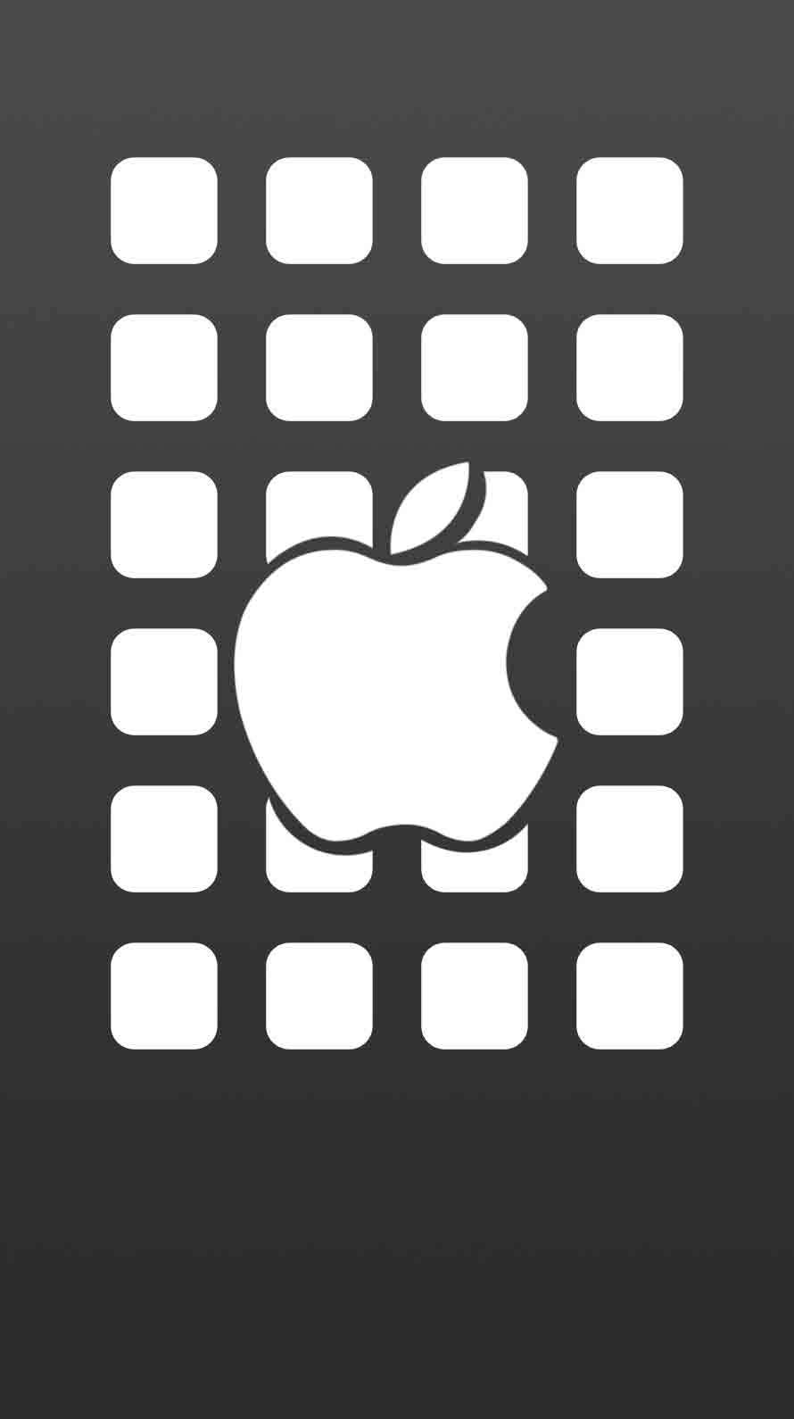 Logo Apple rak hitam | wallpaper.sc iPhone6s