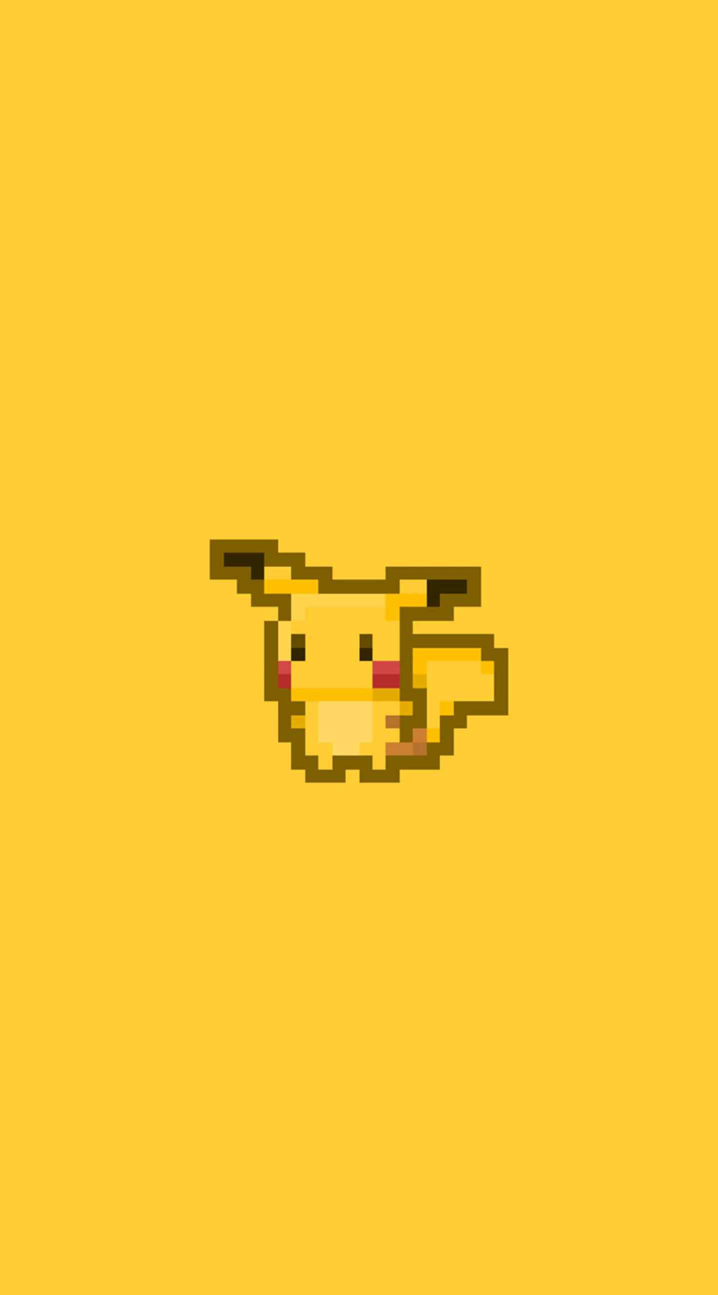 Pikachu permainan kuning | wallpaper.sc iPhone6sPlus