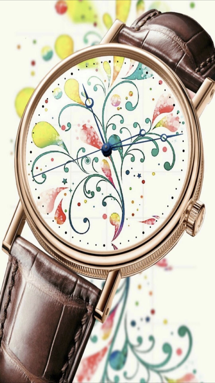 Jam Bunga | wallpaper.sc iPhone8