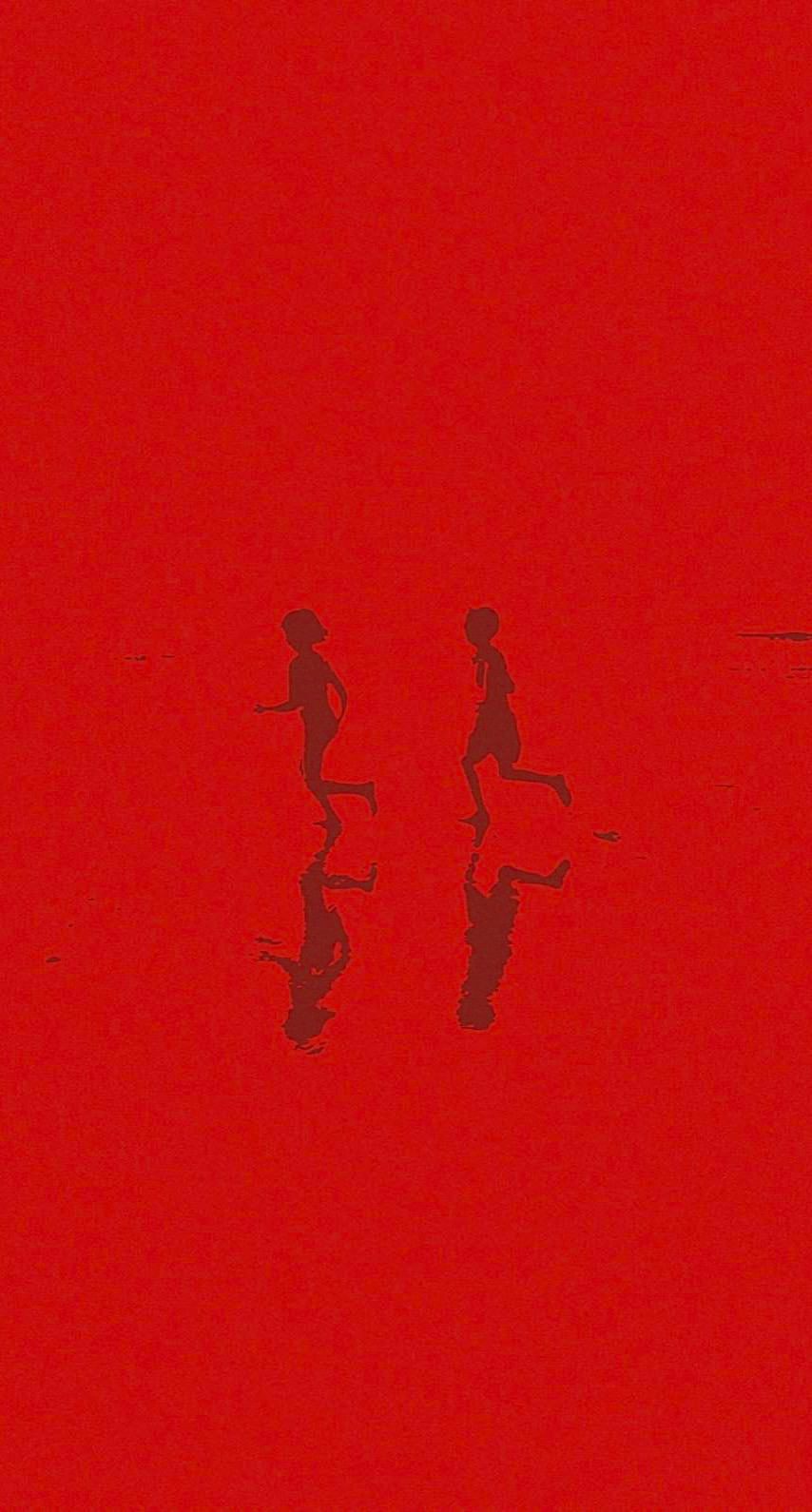 ilustrasi karakter merah | wallpaper.sc iPhone8