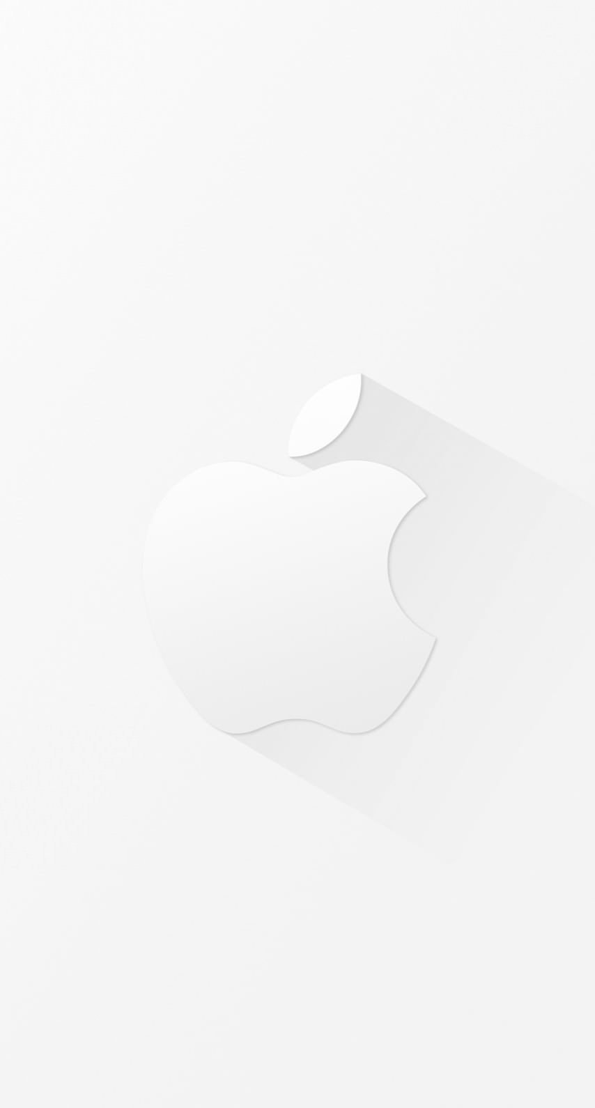 Keren logo Apple putih | wallpaper.sc iPhone8